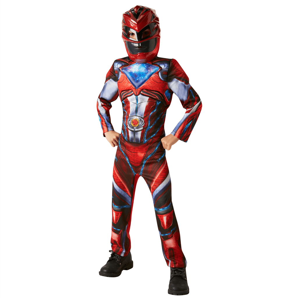 Fato Power Ranger Vermelho Deluxe, Criança | Misterius.pt